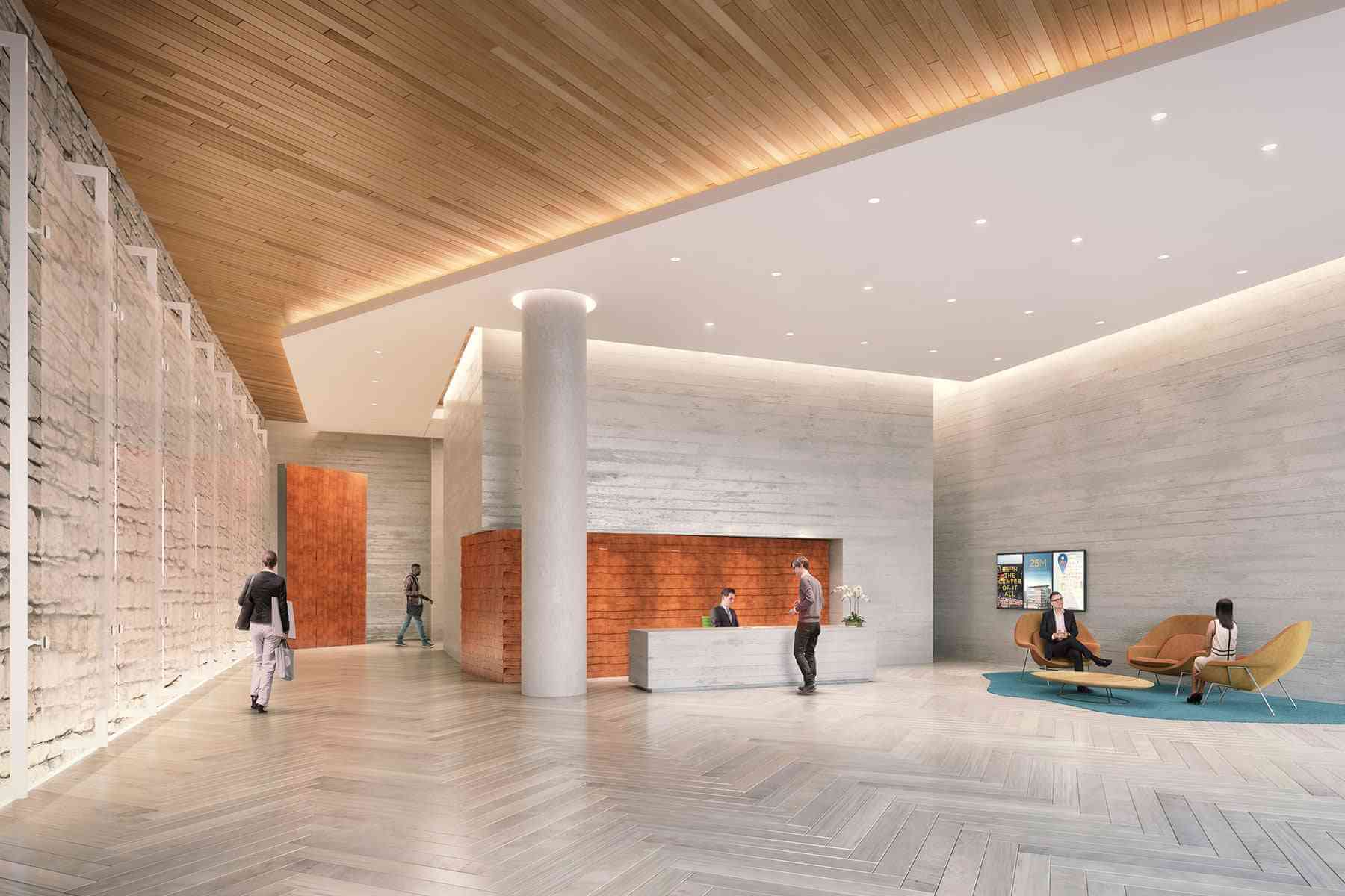 Lobby Rendering Perspective